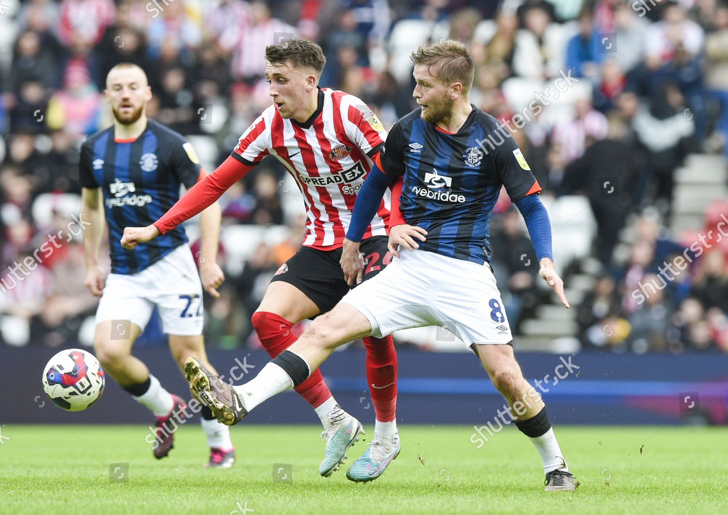 Luke Berry Luton Town Dan Neil Editorial Stock Photo - Stock Image ...