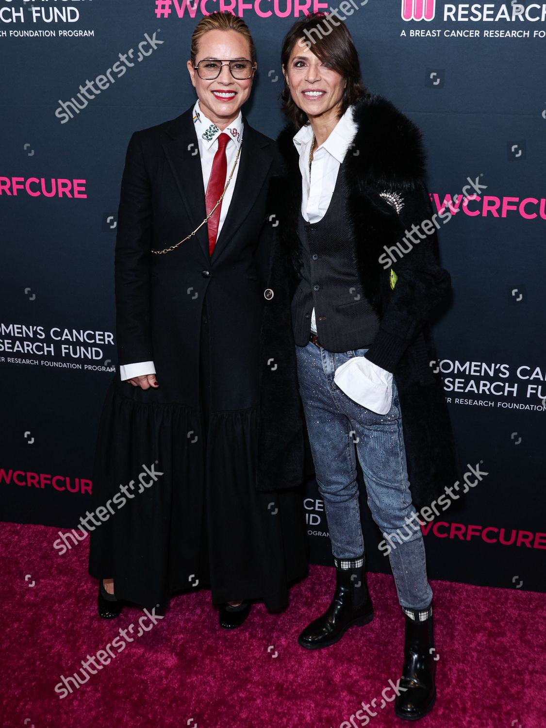 Maria Bello Girlfriend Dominique Crenn Arrive Editorial Stock Photo ...
