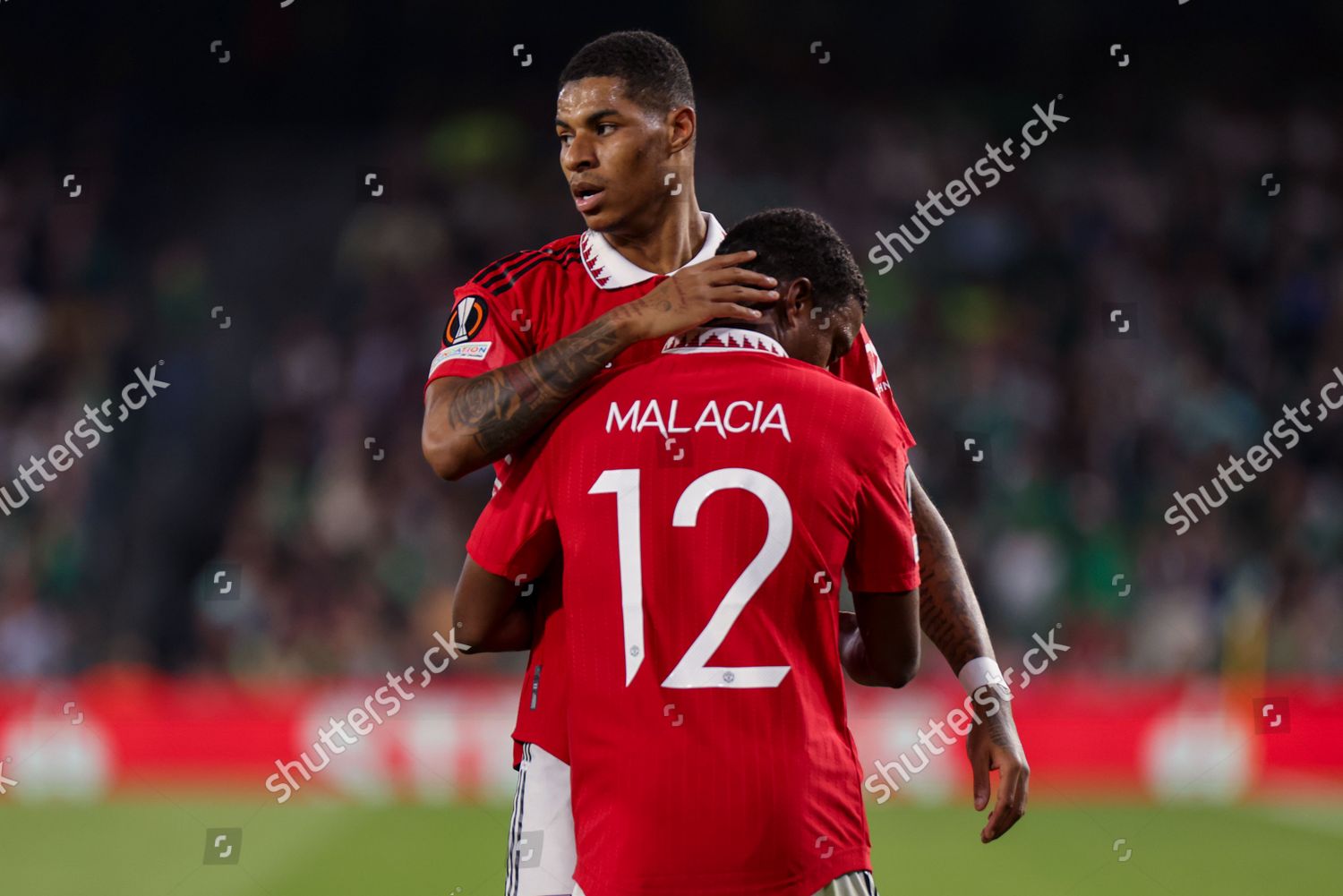 Marcus Rashford Manchester United Fc Celebrate Editorial Stock Photo ...