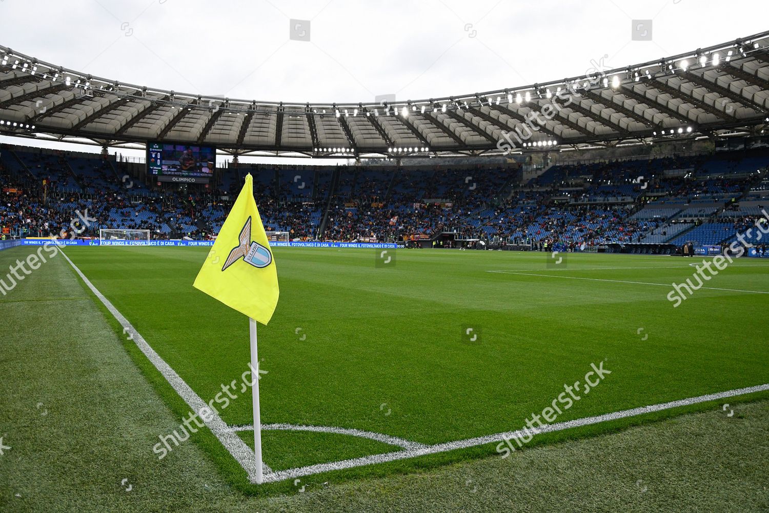 View Corner Flag Pitch Stadio Olimpico Editorial Stock Photo - Stock ...