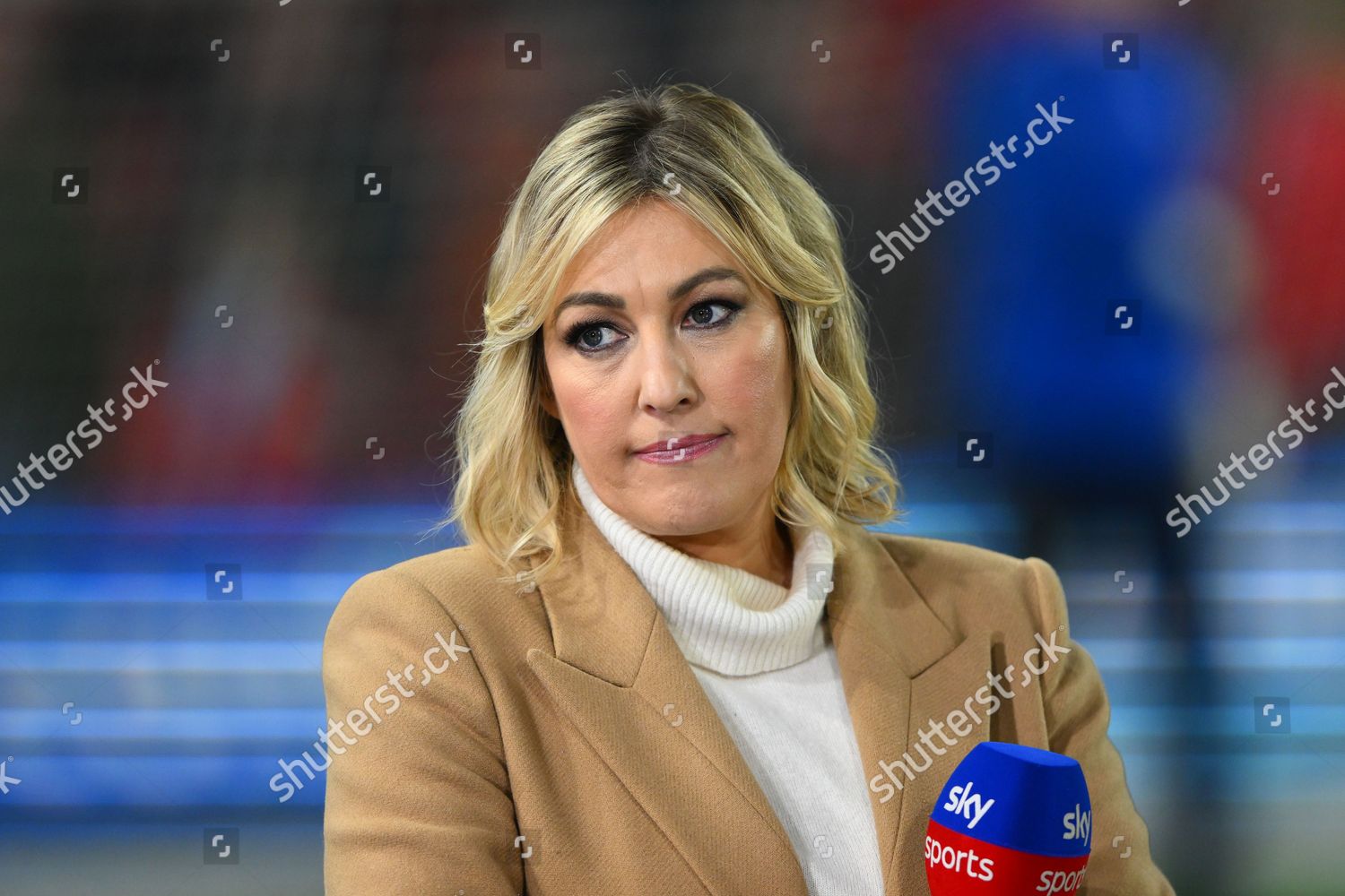 Sky Sports Presenter Kelly Cates During Editorial Stock Photo - Stock ...