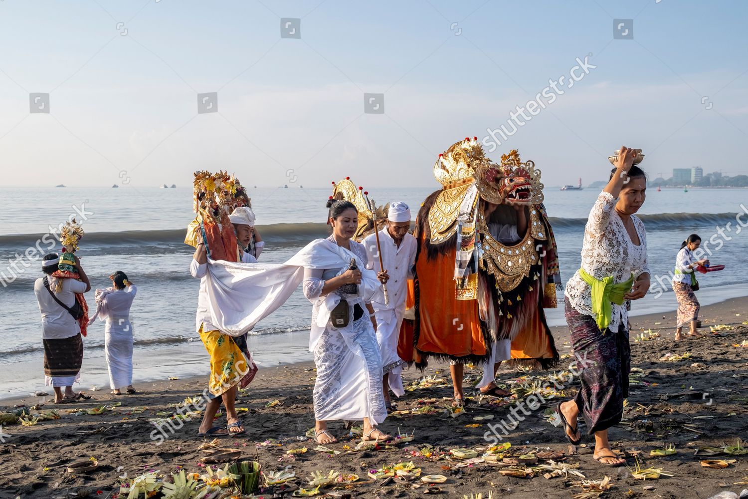 Balinese Hindu People Carry Pratima Symbol Editorial Stock Photo ...