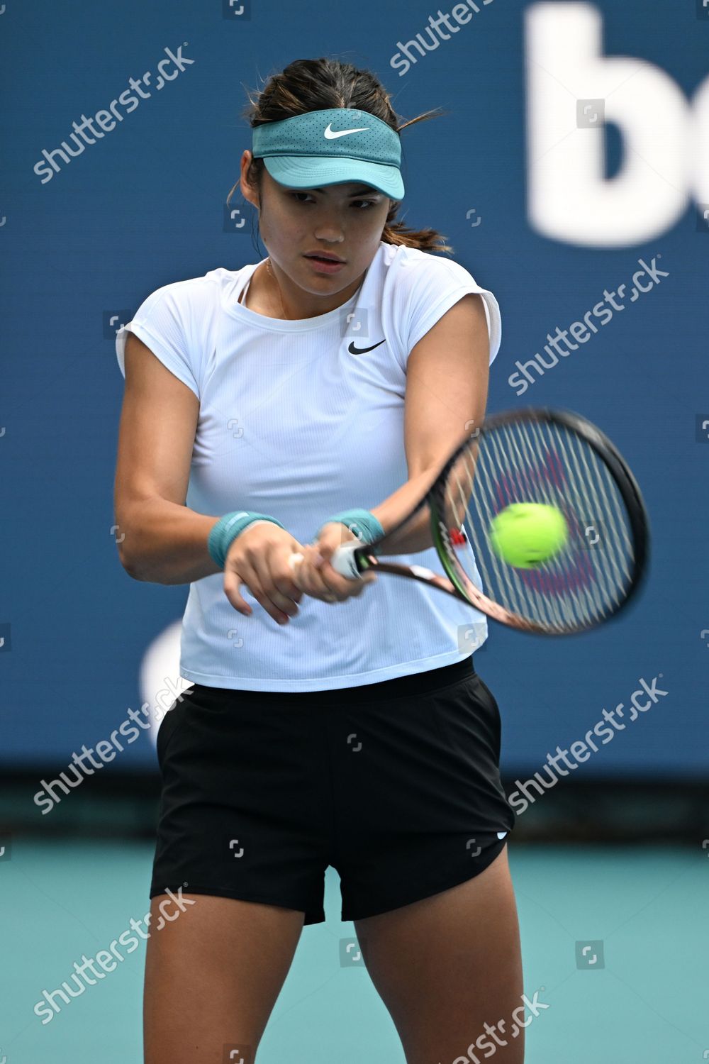 Emma Raducanu Seen On Practice Court Editorial Stock Photo - Stock ...