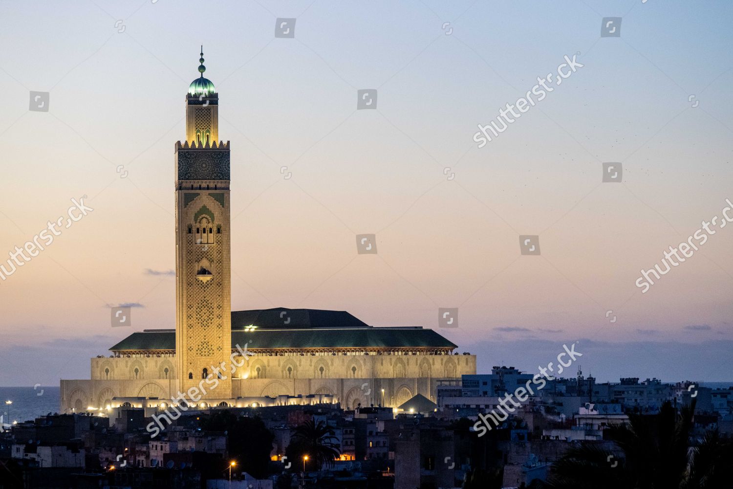 Hassan Ii Mosque Worlds 2nd Tallest Editorial Stock Photo - Stock Image ...