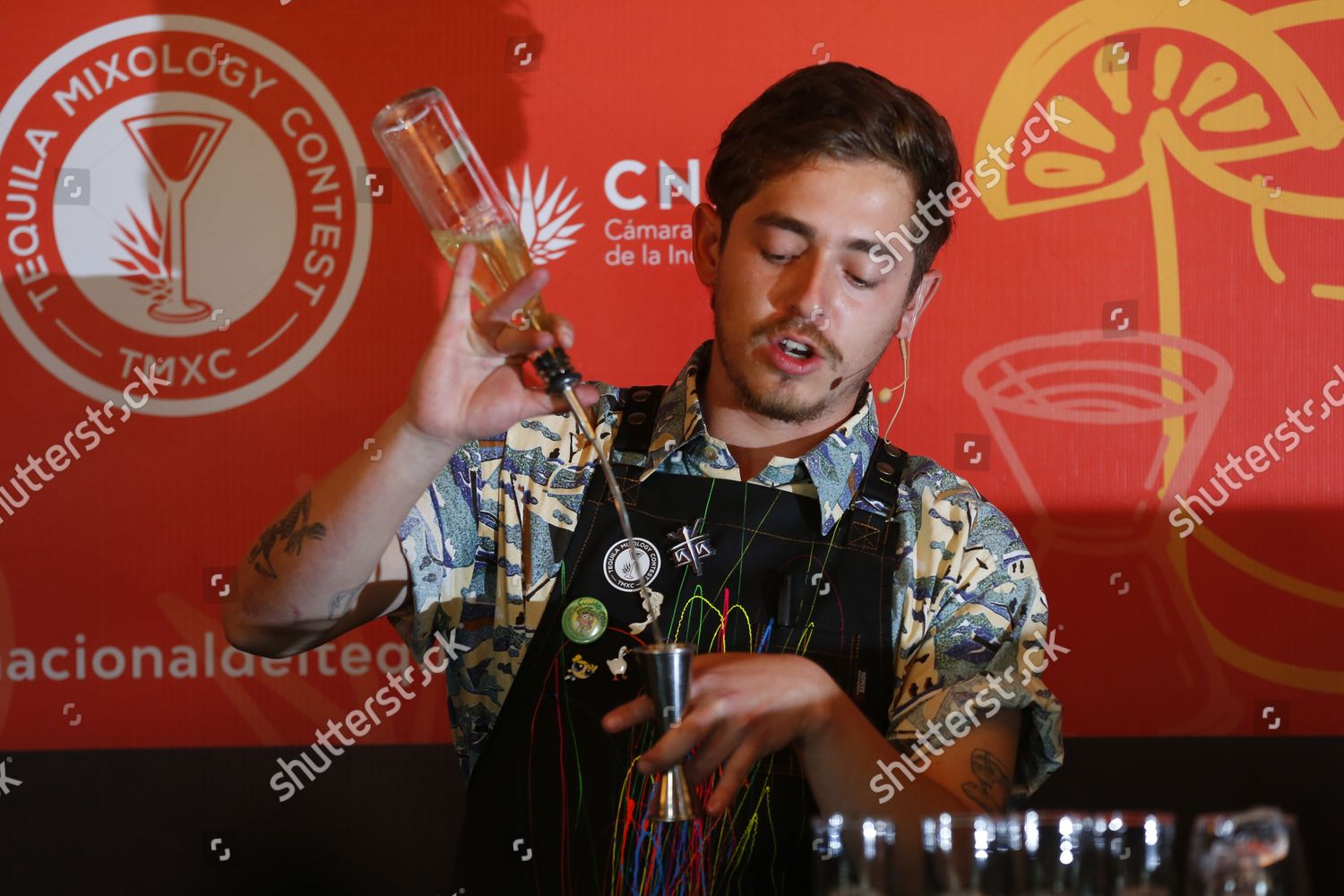 Bartender Competes During Fifth Edition Tequila Editorial Stock Photo ...