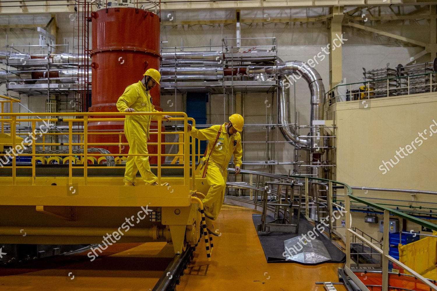 Employees Work Reactor Hall On Fuel Editorial Stock Photo - Stock Image ...