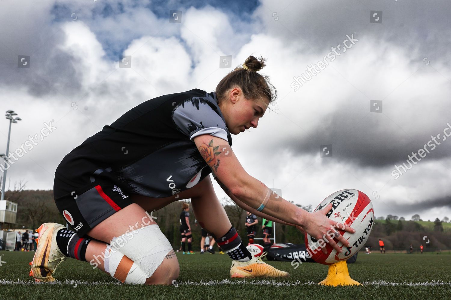 Wales Women Rugby Training Session Keira Editorial Stock Photo - Stock ...