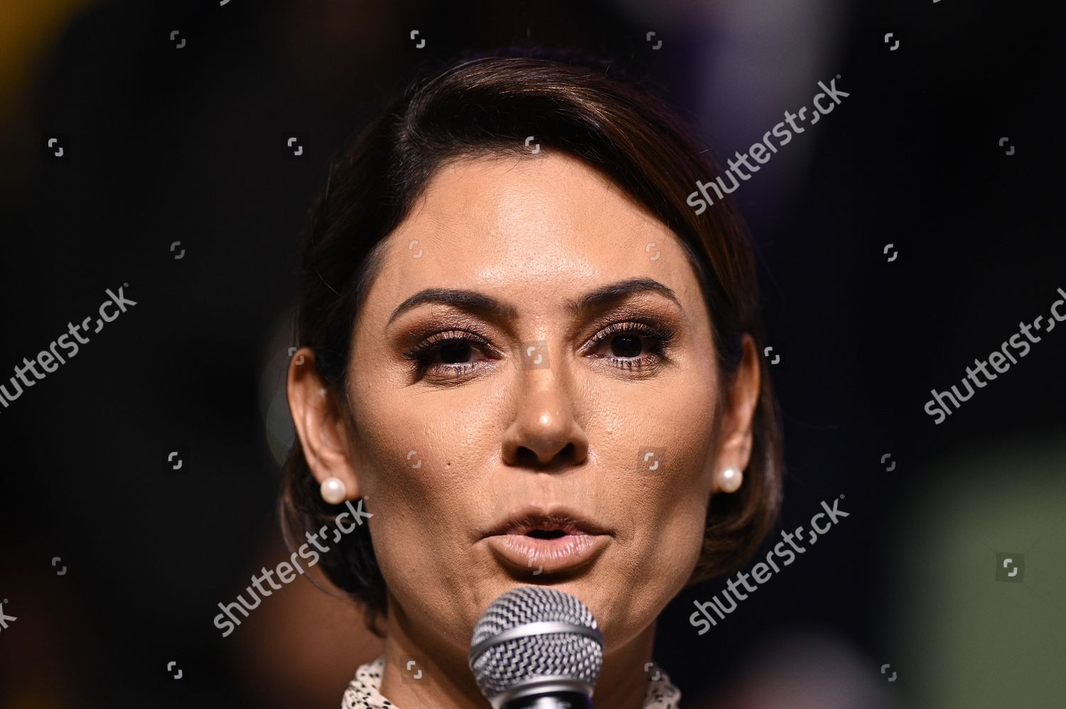 Michelle De Paula Firmo Speaks During Editorial Stock Photo - Stock ...