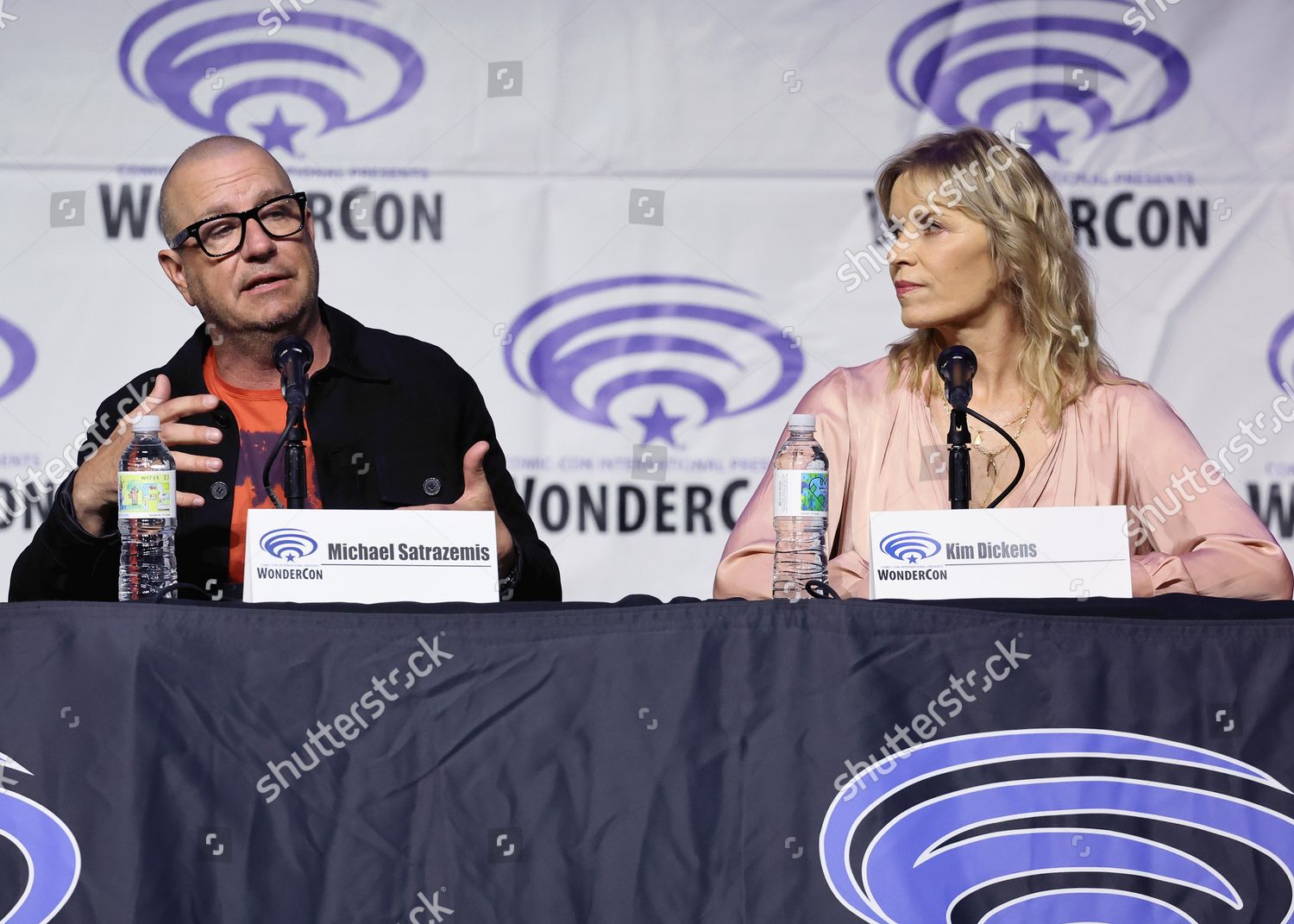 Michael Satrazemis Kim Dickens Editorial Stock Photo - Stock Image ...