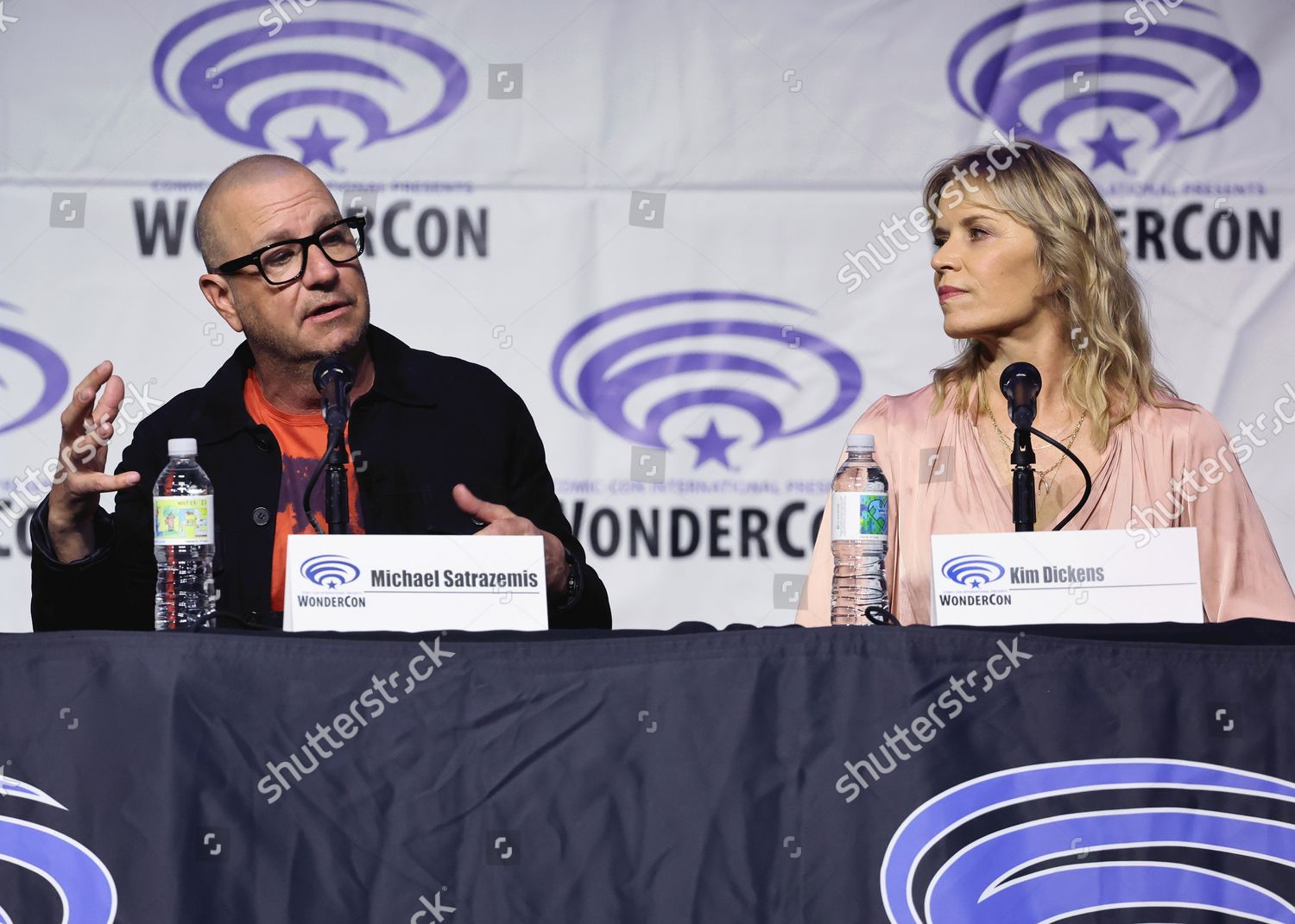 Michael Satrazemis Kim Dickens Editorial Stock Photo - Stock Image ...