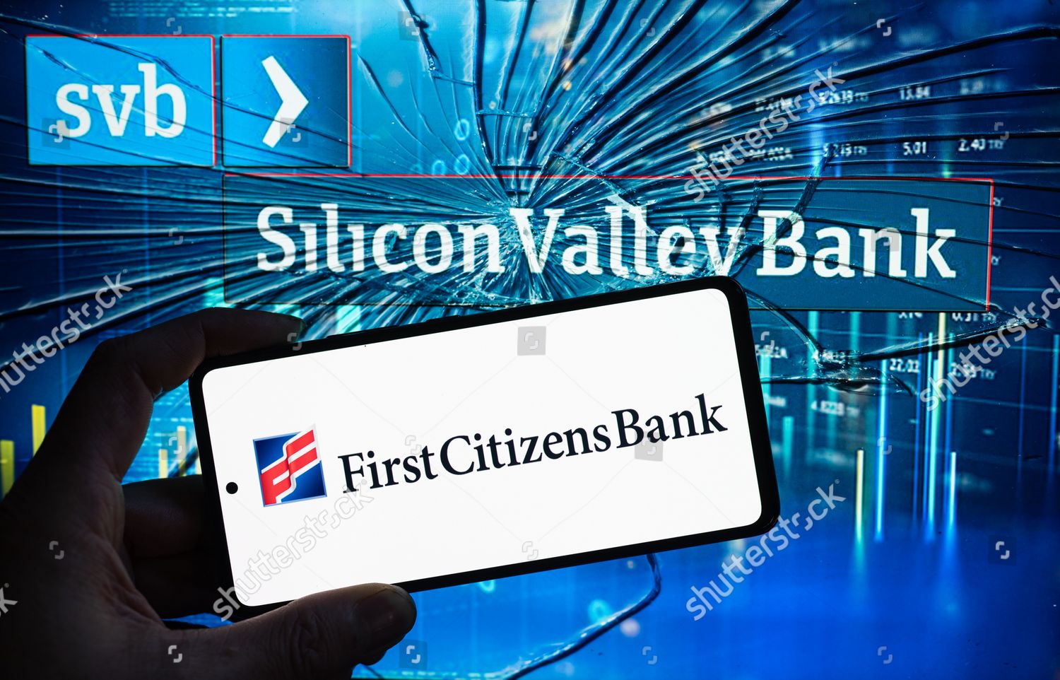 First Citizens Bank Logo Displayed On Editorial Stock Photo - Stock ...