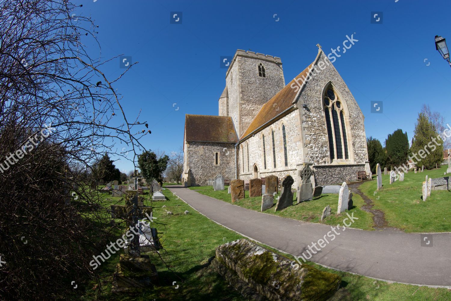 St Marys Church Oxfordshire Parish Cholsey Editorial Stock Photo ...