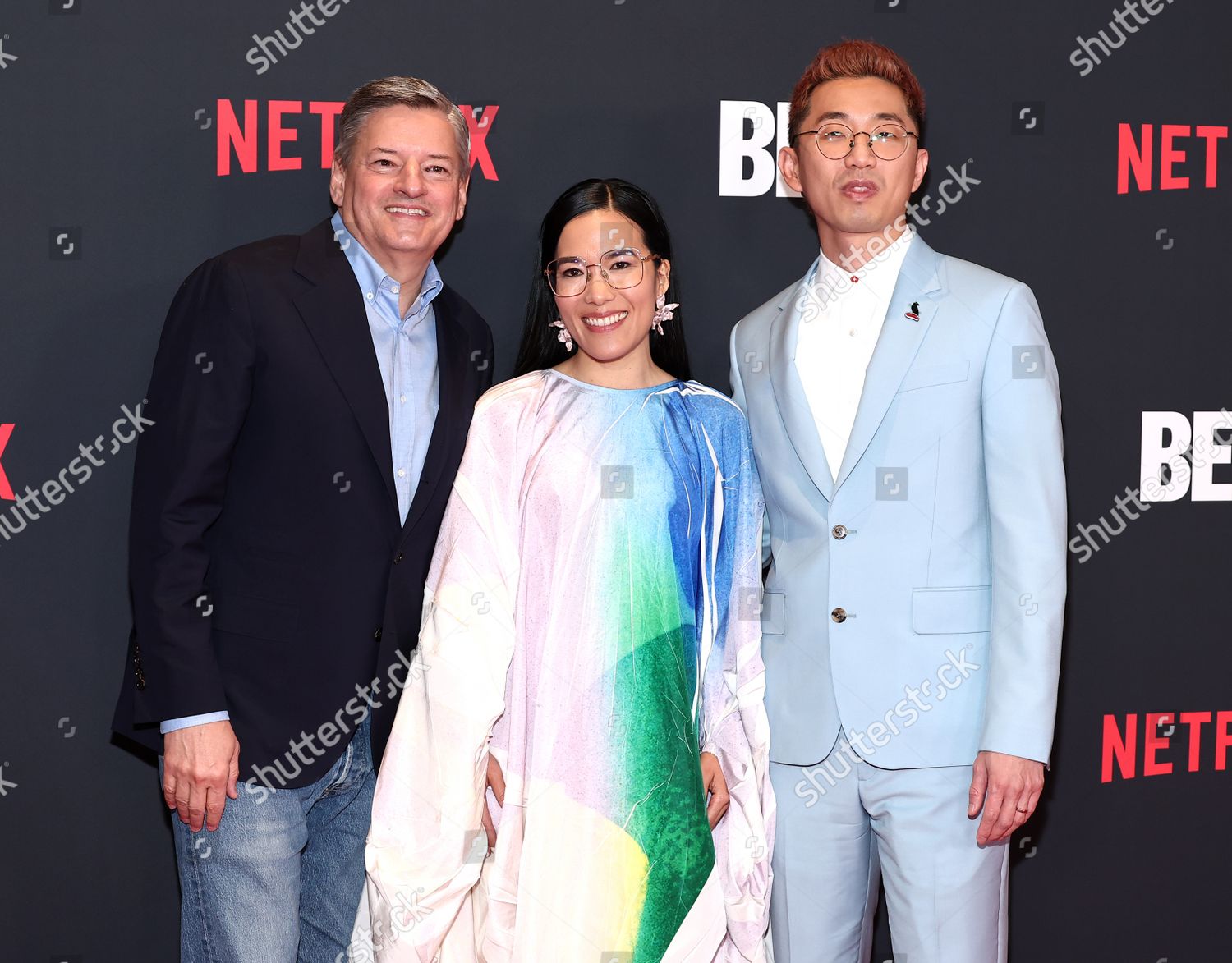 Ted Sarandos Ali Wong Lee Sung Editorial Stock Photo - Stock Image ...