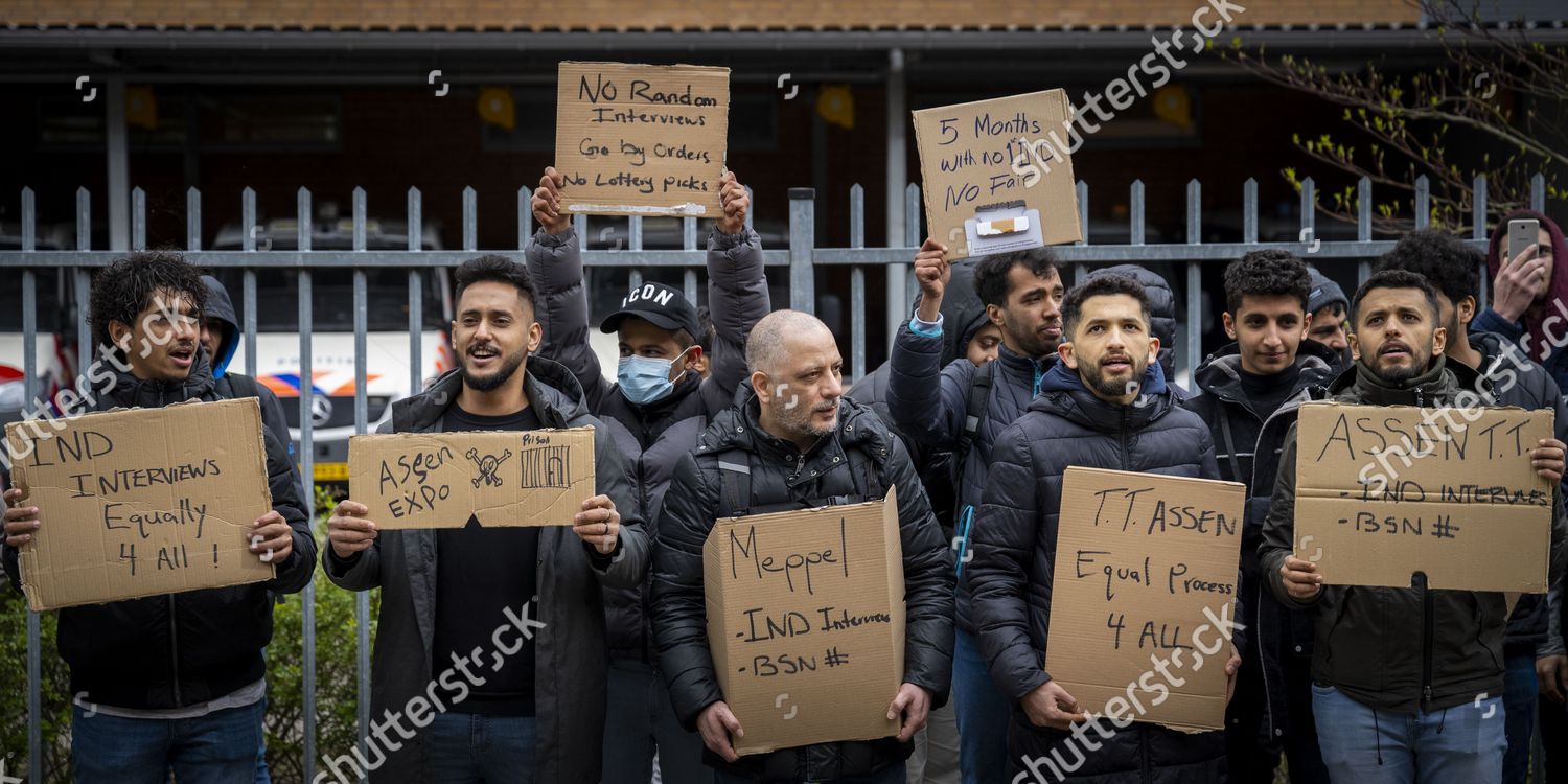 Zwolle Asylum Seekers Crisis Emergency Reception Editorial Stock Photo ...