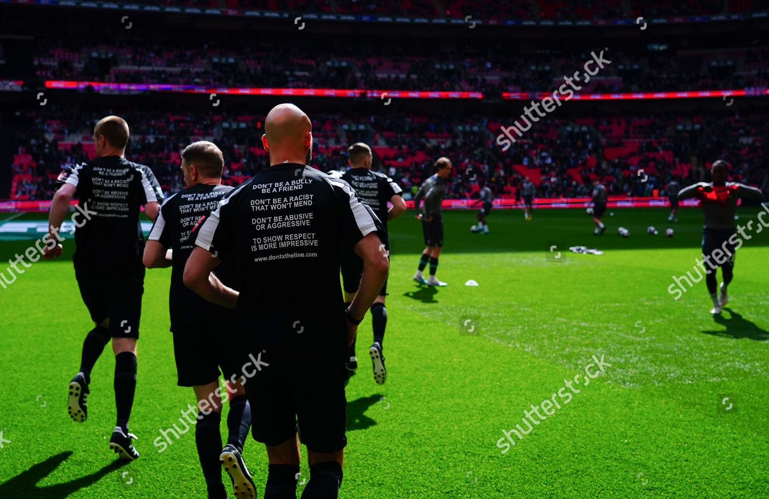 Referee Ben Toner His Team Wear Editorial Stock Photo - Stock Image ...