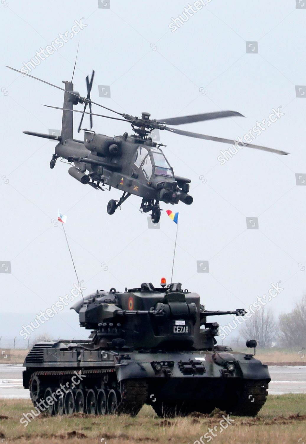 Us Military Attack Helicopter Apache Belonging Editorial Stock Photo ...