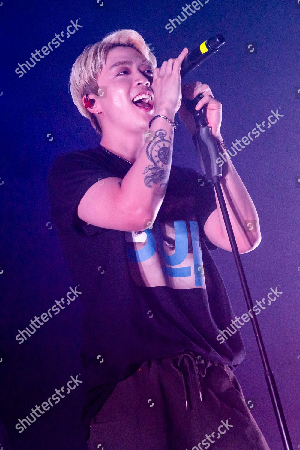 Kpop Singer Junny Performs Live Santeria Editorial Stock Photo - Stock ...