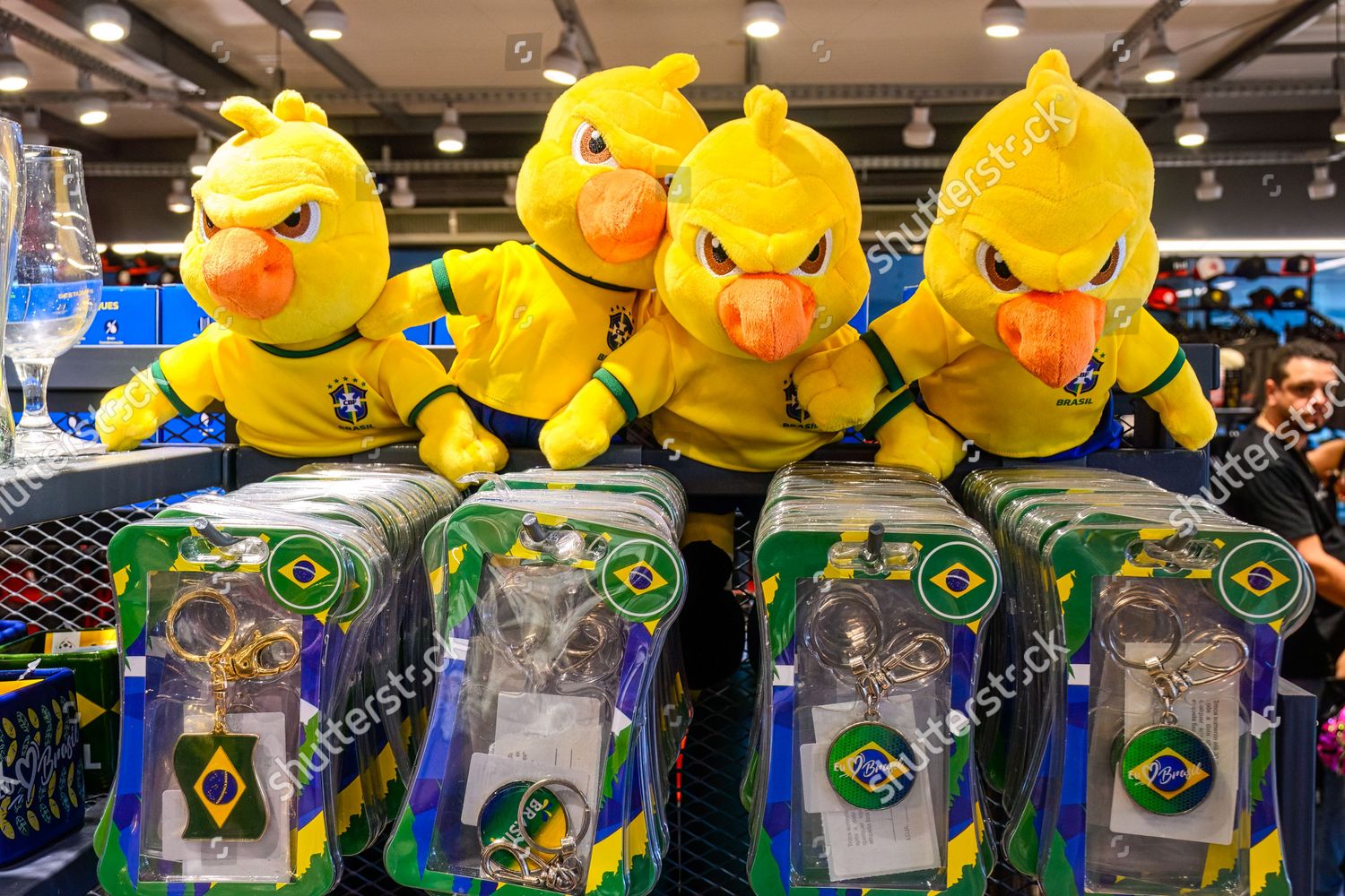 Canarinho Mascot Brazilian National Soccer Team Editorial Stock Photo ...