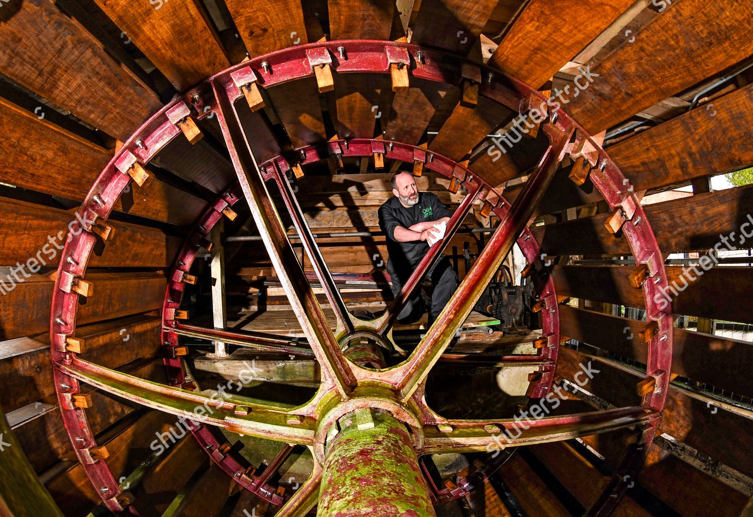 Nigel Spender Cleans Wheel After Reinstalled Editorial Stock Photo ...