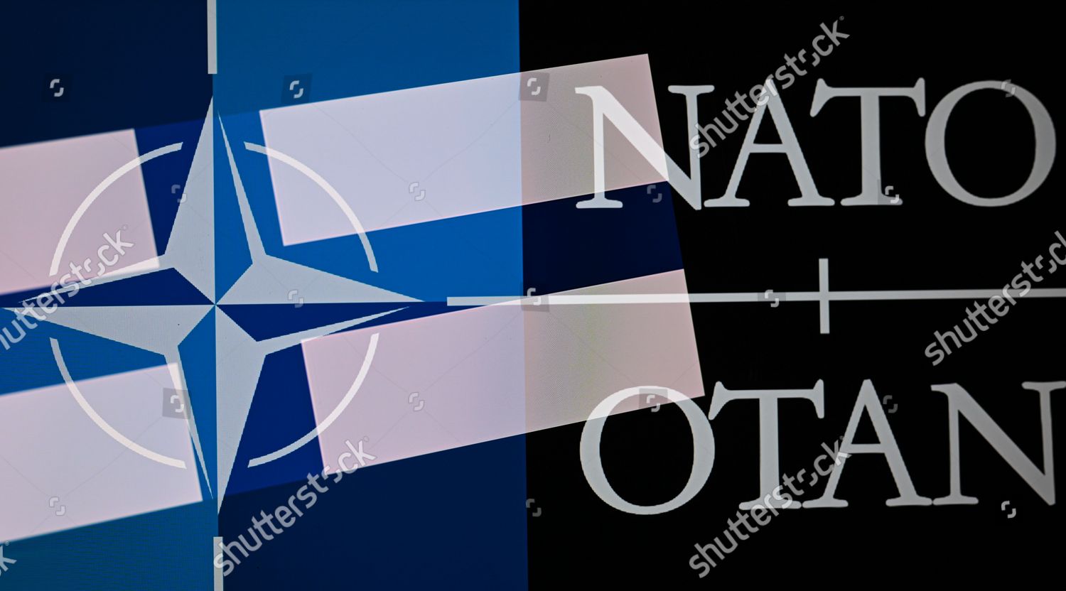 Nato Icon Seen On Screen Finland Editorial Stock Photo - Stock Image ...