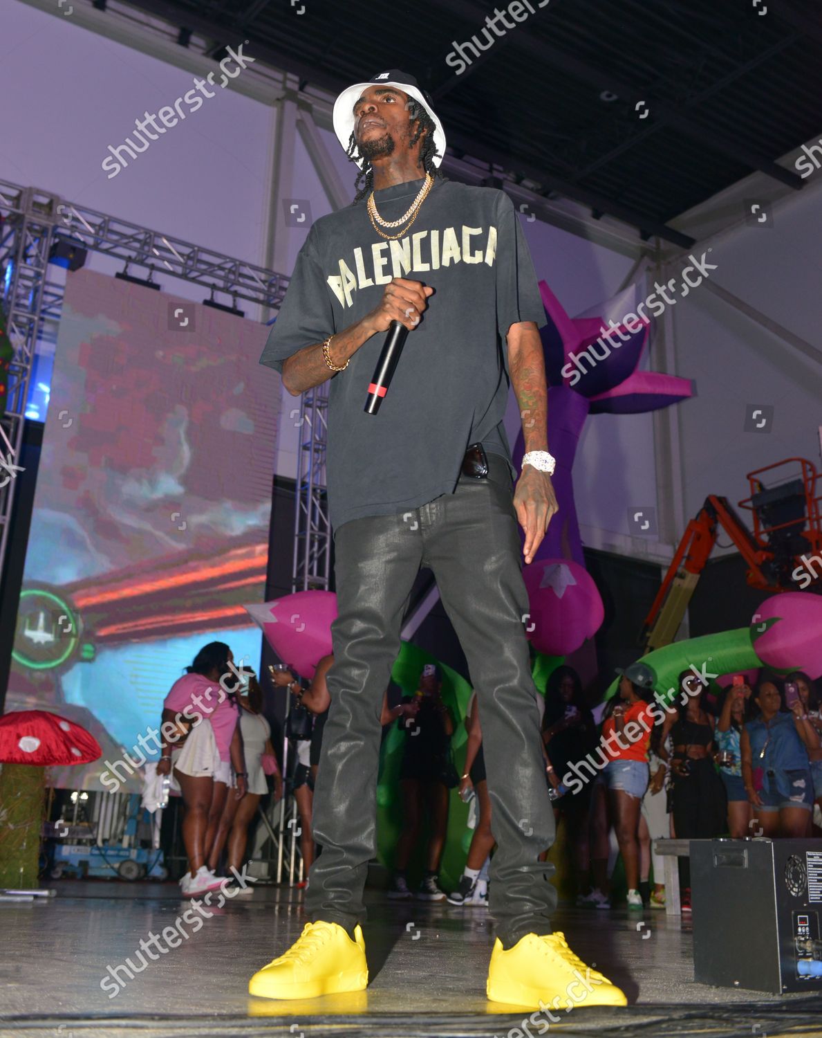 Jamaican Dancehall Reggae Artist Alkaline Performs Editorial Stock ...