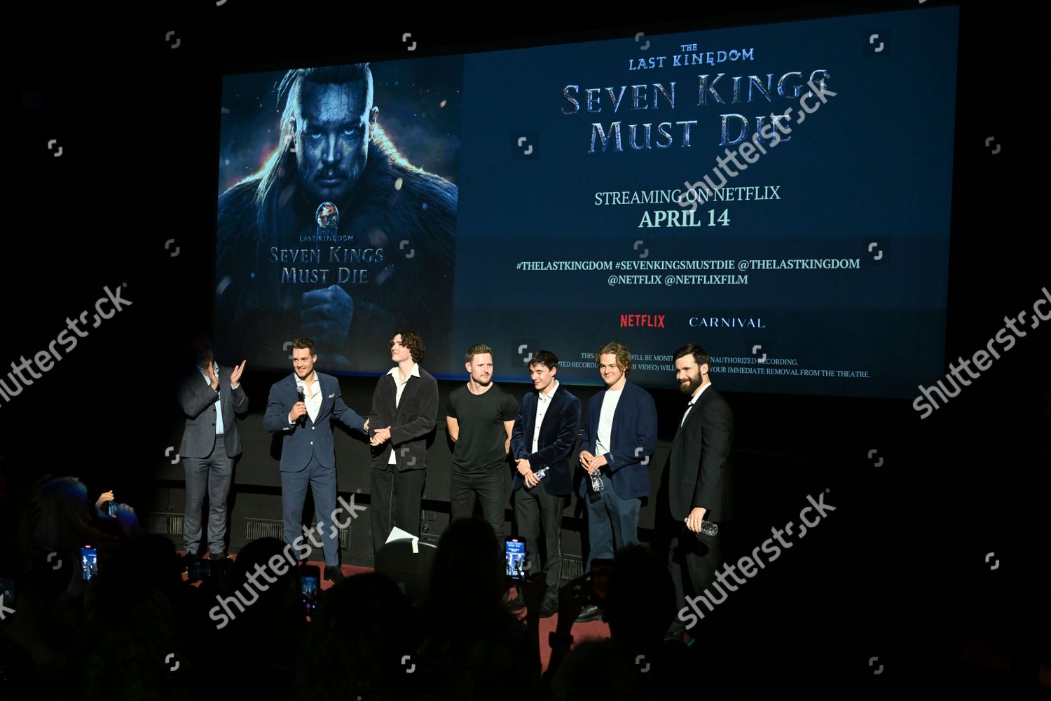 Nigel Marchant Alexander Dreymon Harry Gilby Editorial Stock Photo ...