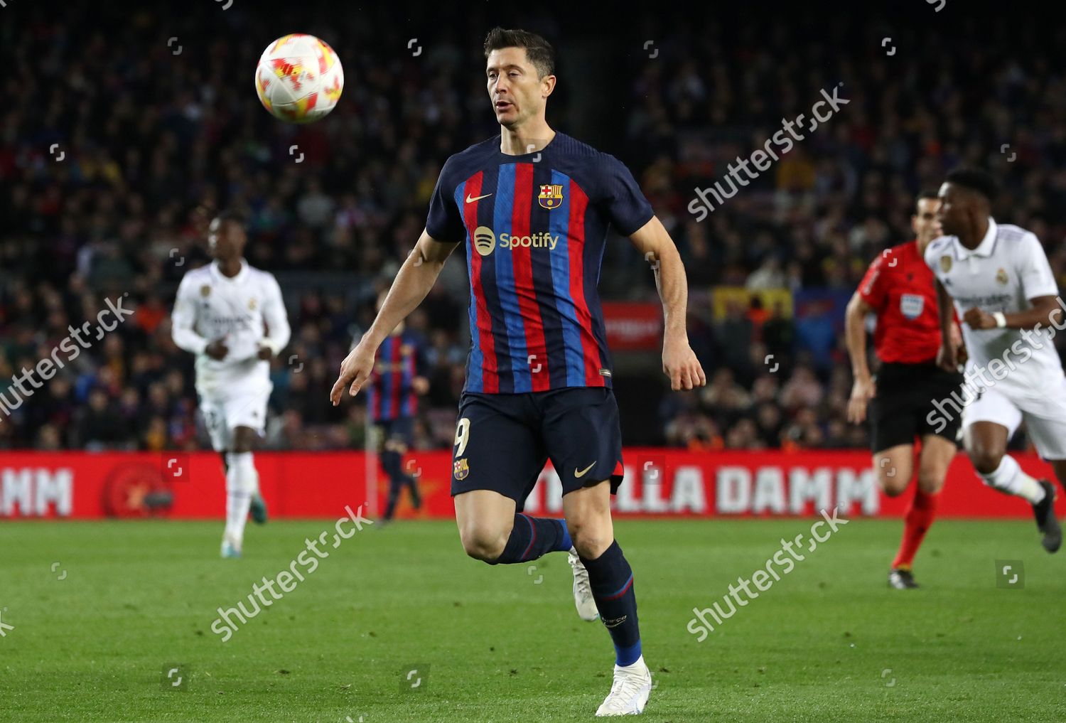 Robert Lewandowski Playing Match Between Fc Editorial Stock Photo ...
