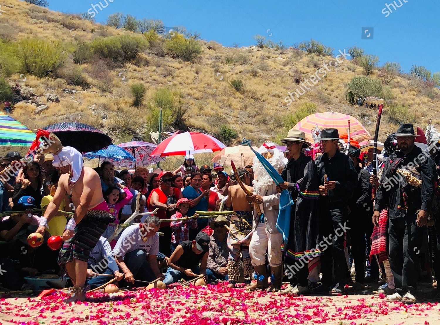 Members Yaqui Indigenous People Perform Rituals Editorial Stock Photo ...