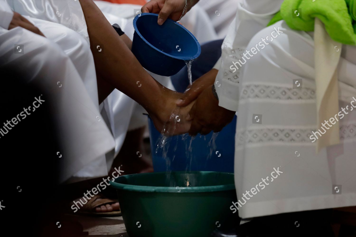 Priest Washes Feet Apostles During Representation Editorial Stock Photo ...
