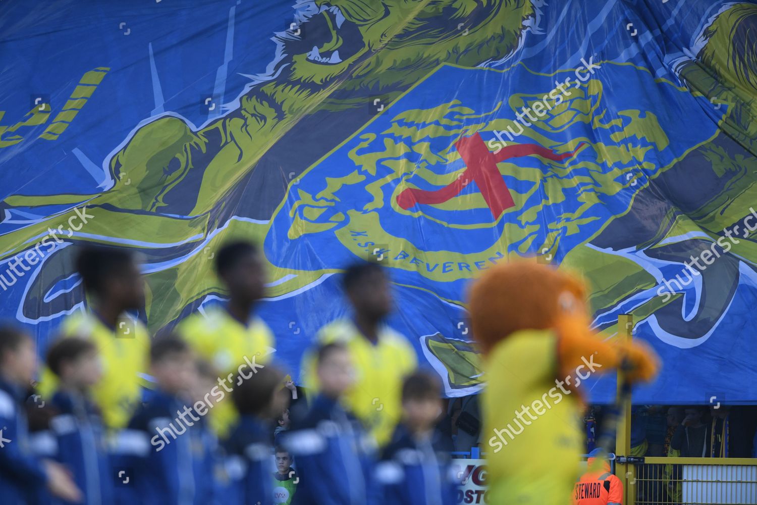 Illustration Picture Shows Giant Flag Tifo Editorial Stock Photo ...