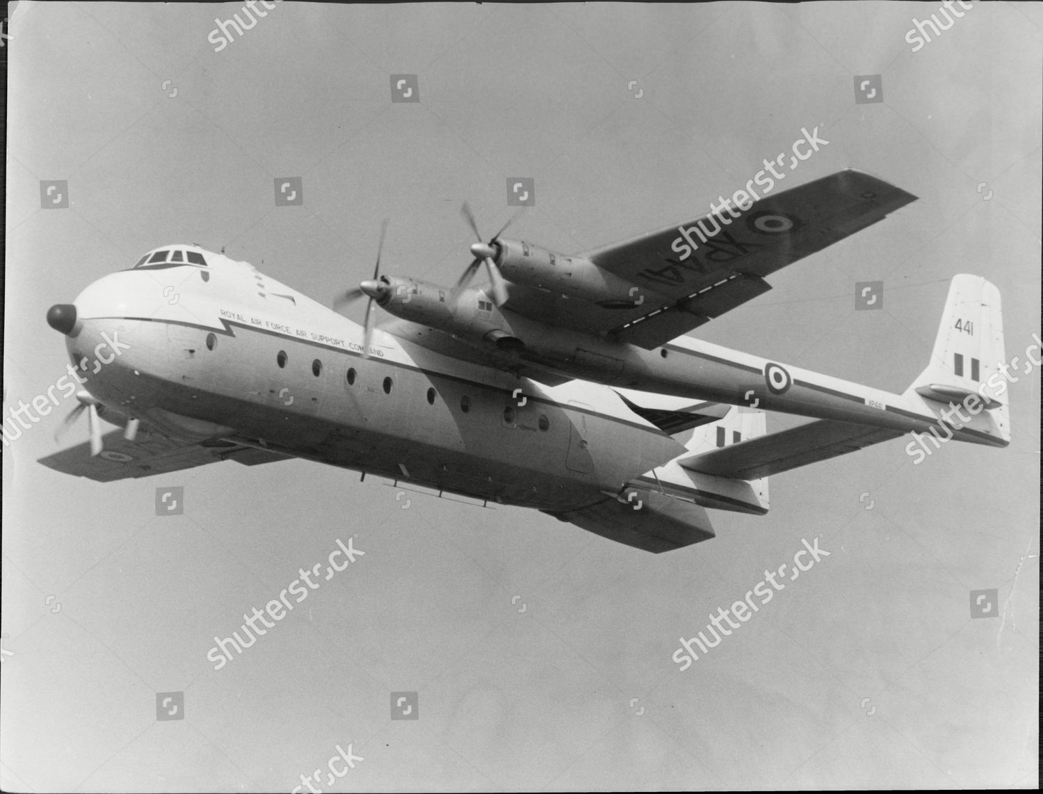 Raf Argosy Aircraft Battle Britain Display Editorial Stock Photo ...