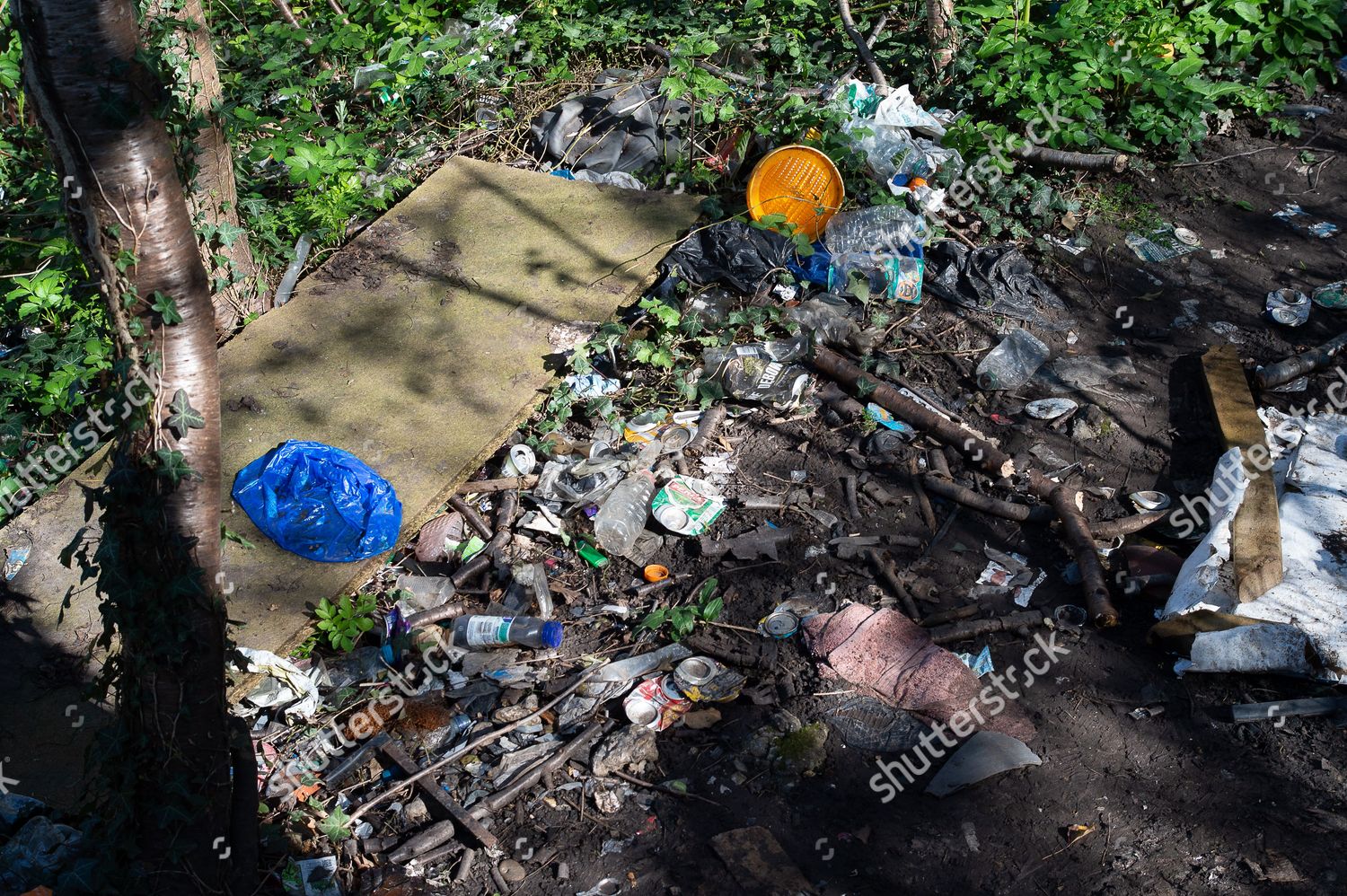 Flytipping Litter Left By Grand Union Editorial Stock Photo - Stock ...