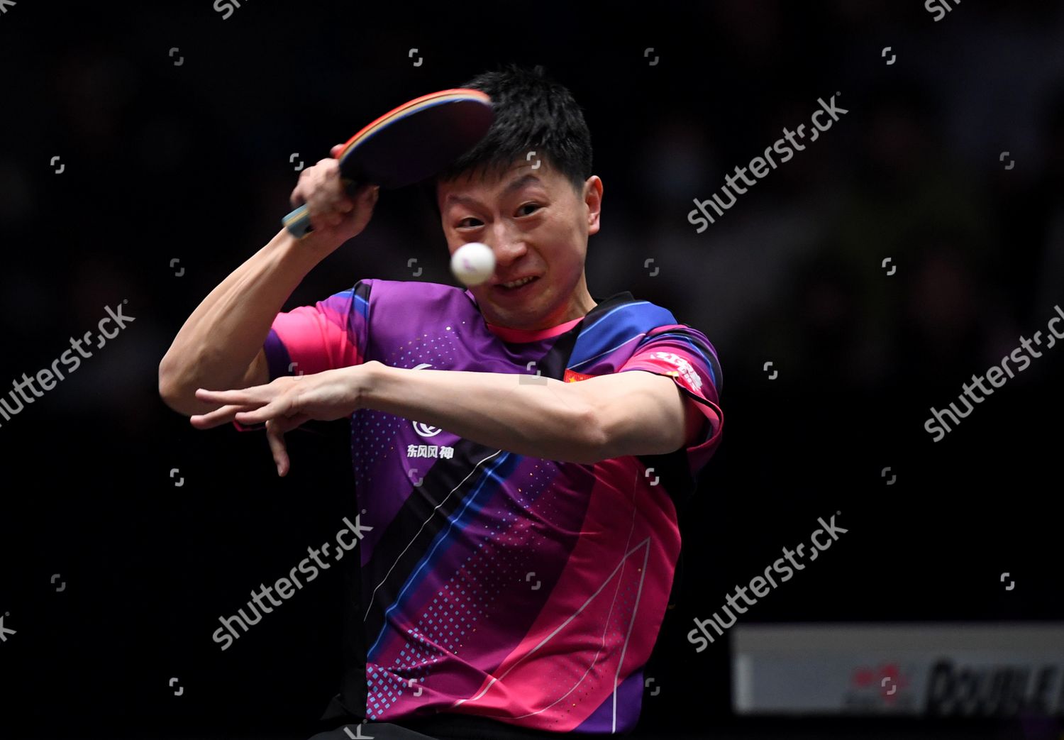 Ma Long China Hits Return During Editorial Stock Photo - Stock Image ...