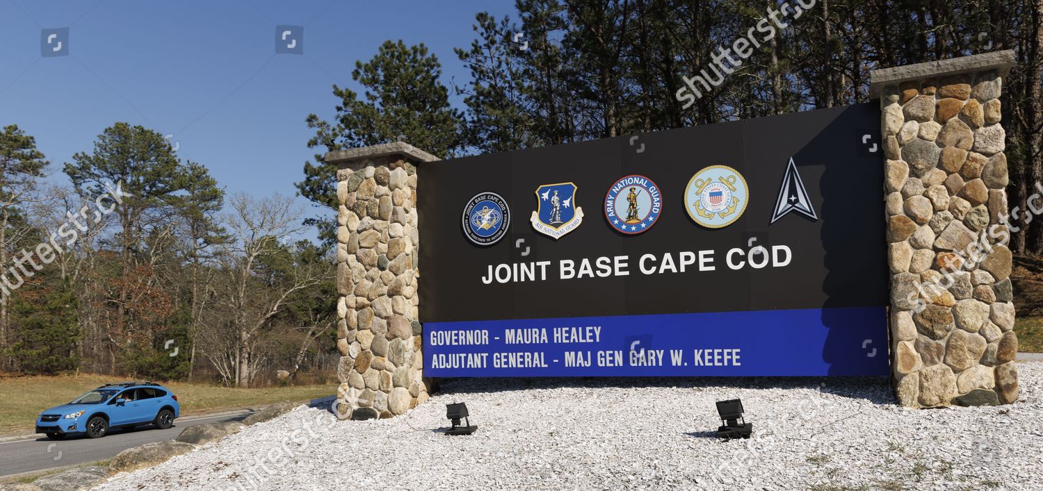 Entrance Joint Base Cape Cod Where Editorial Stock Photo - Stock Image ...