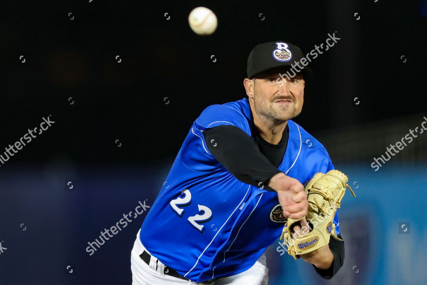 Biloxi Shuckers Pitcher James Meeker 22 Editorial Stock Photo - Stock ...