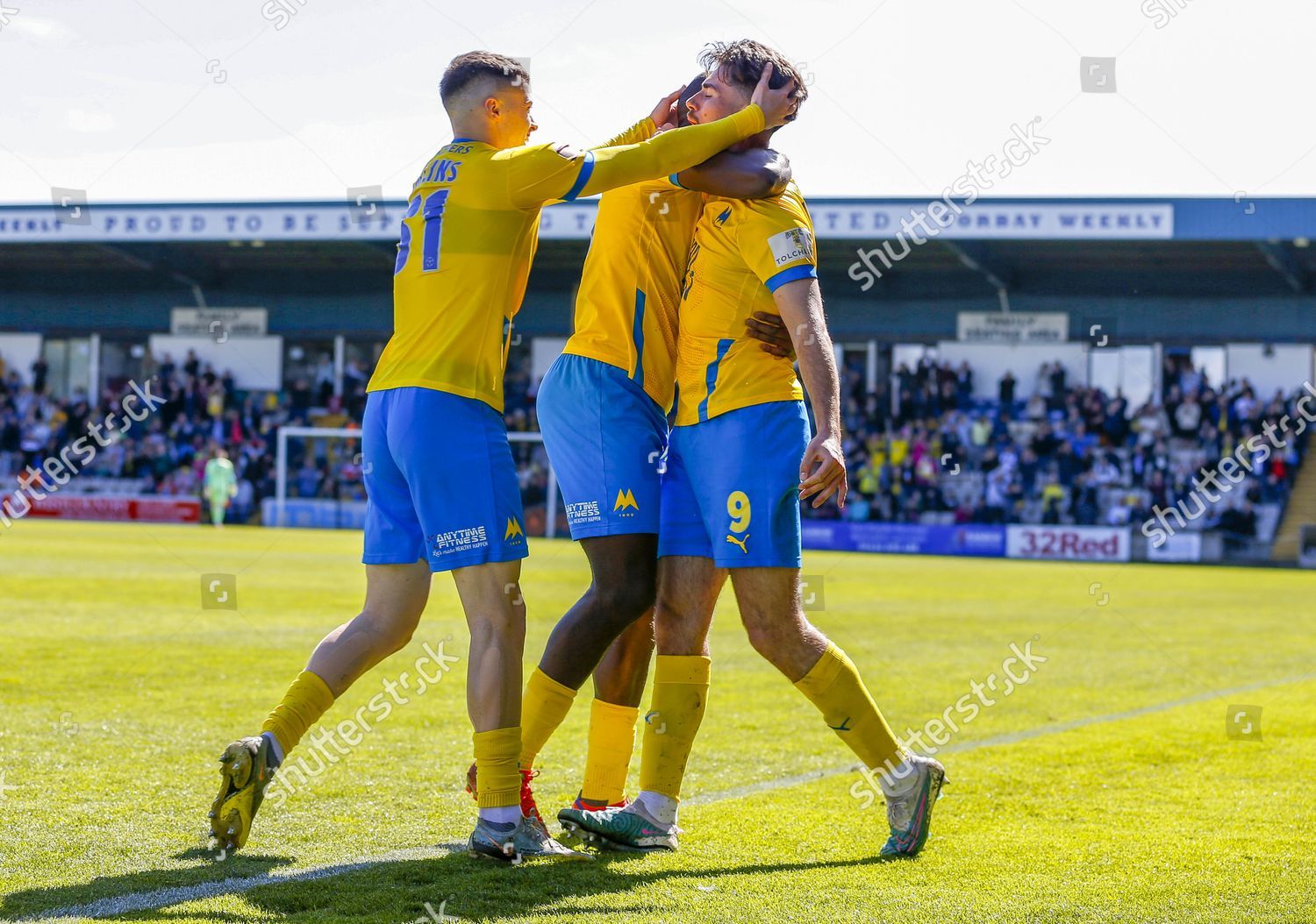 Goal Celebrations Aaron Jarvis Torquay United Editorial Stock Photo ...