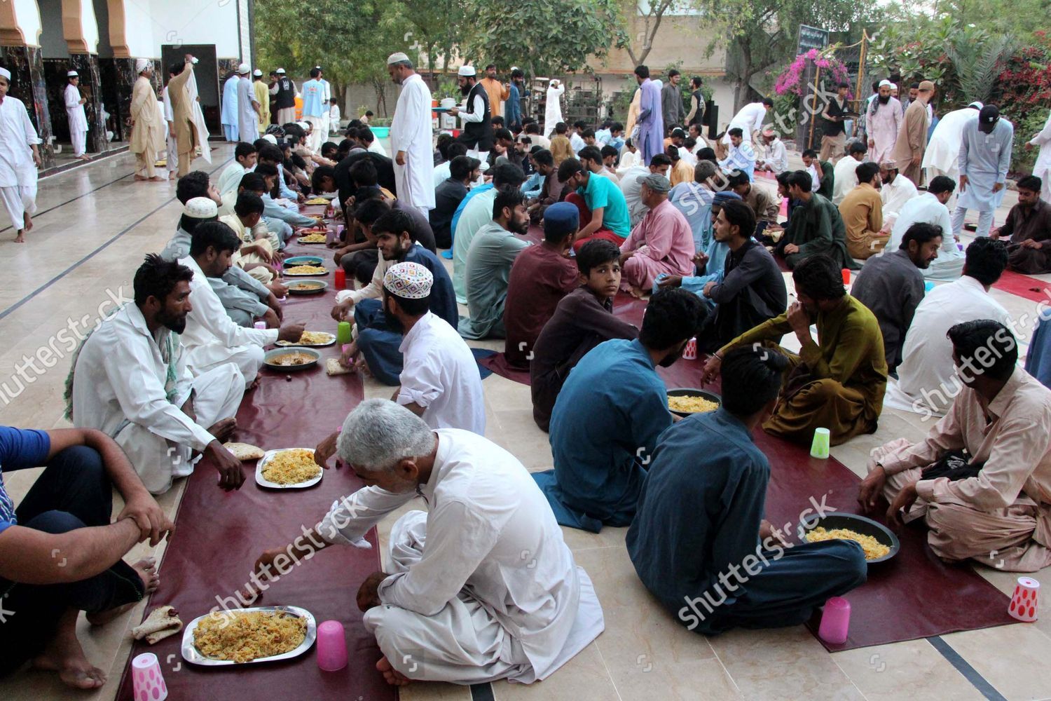 People Break Fast During Fasting Month Editorial Stock Photo - Stock ...