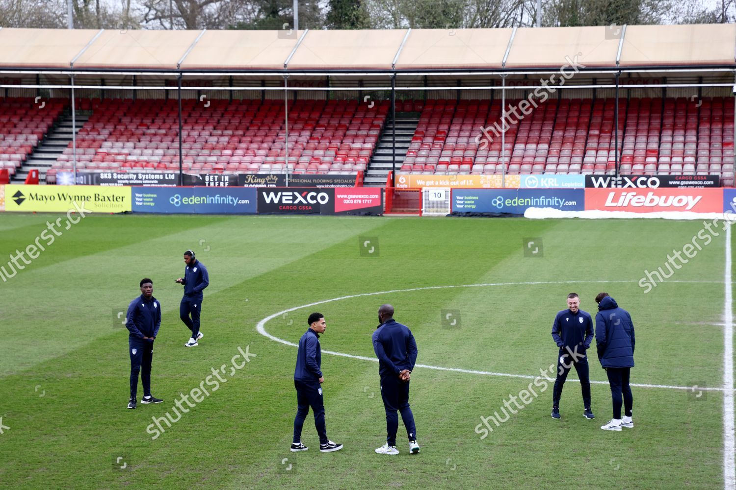 Colchester United Players Look Pitch Editorial Stock Photo - Stock ...