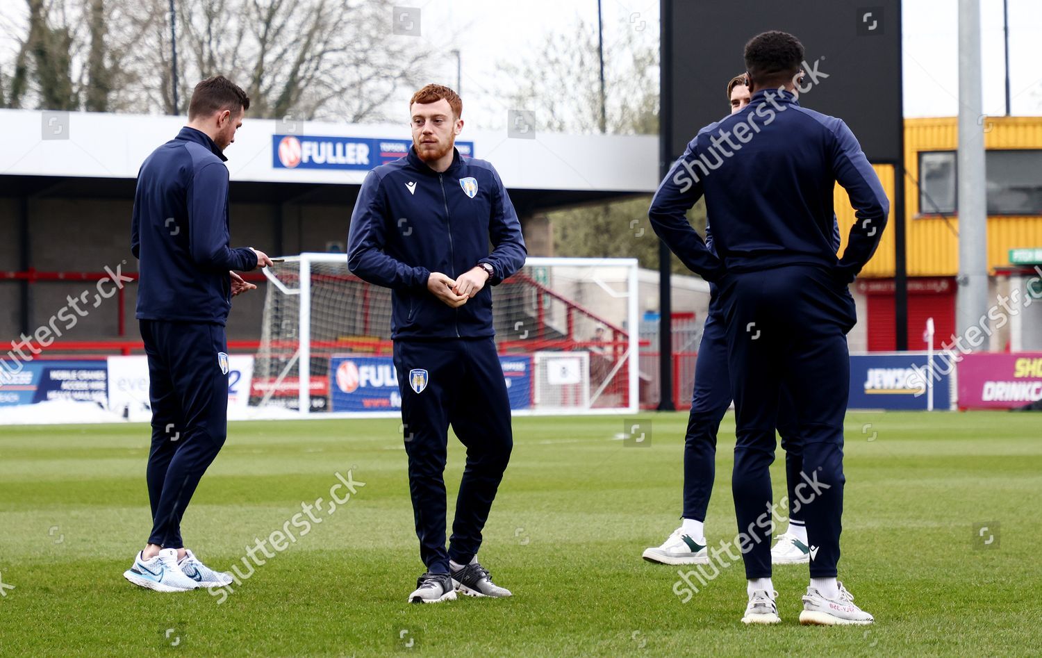 Colchester United Players Look Pitch Editorial Stock Photo - Stock ...