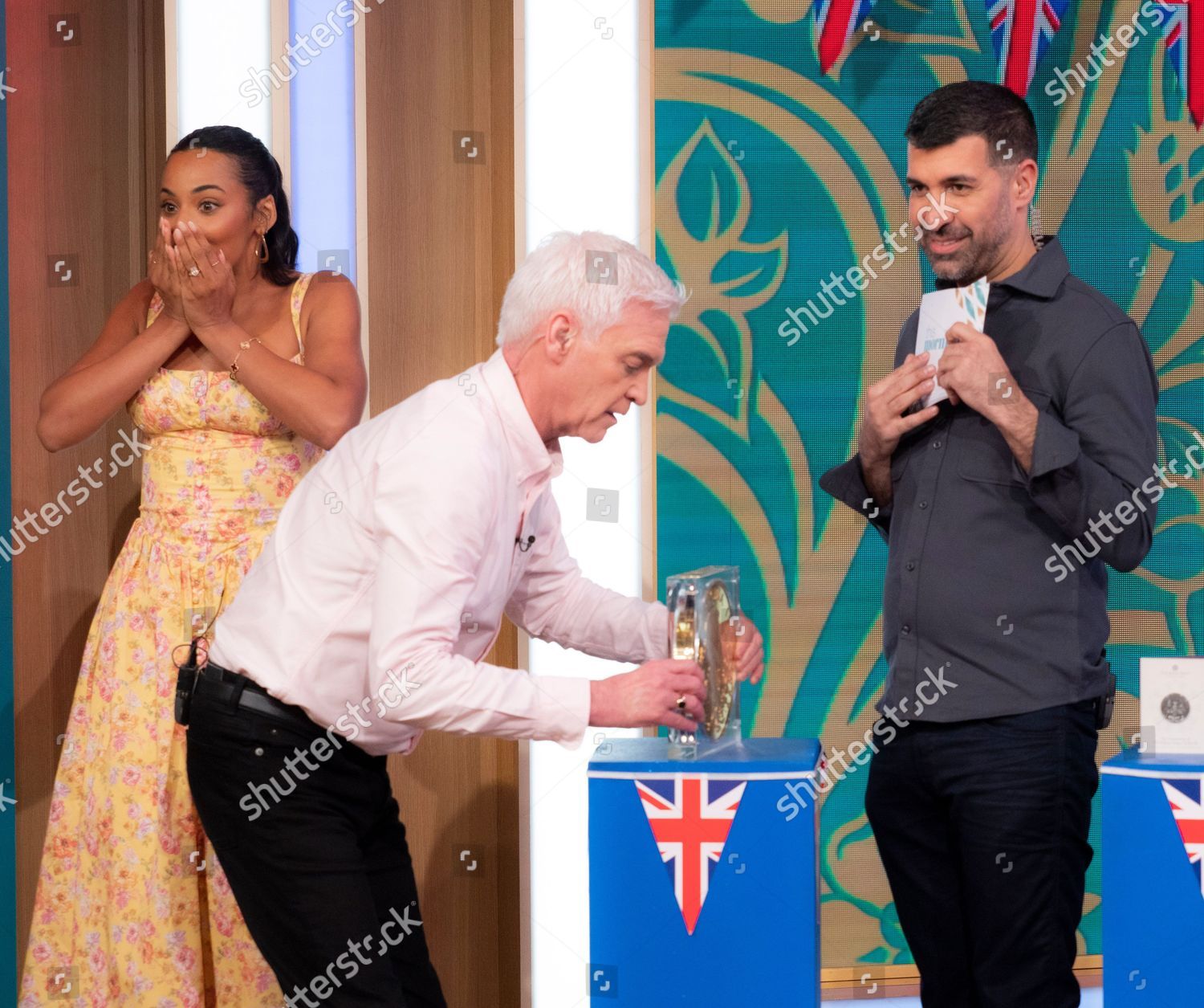 Phillip Schofield Rochelle Humes Dan Hatfield Editorial Stock Photo ...