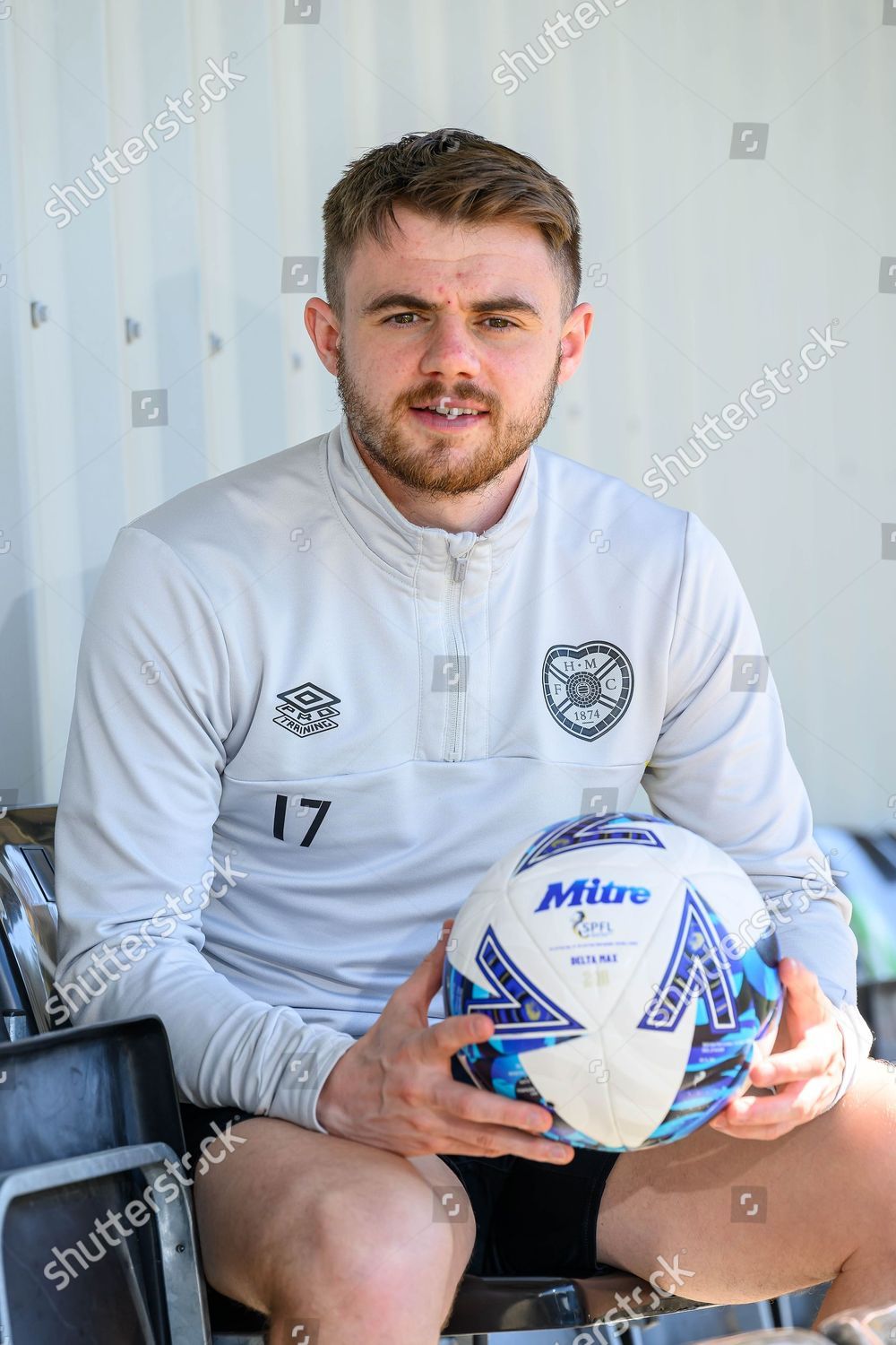 Alan Forrest Hearts Poses Photographs During Editorial Stock Photo ...