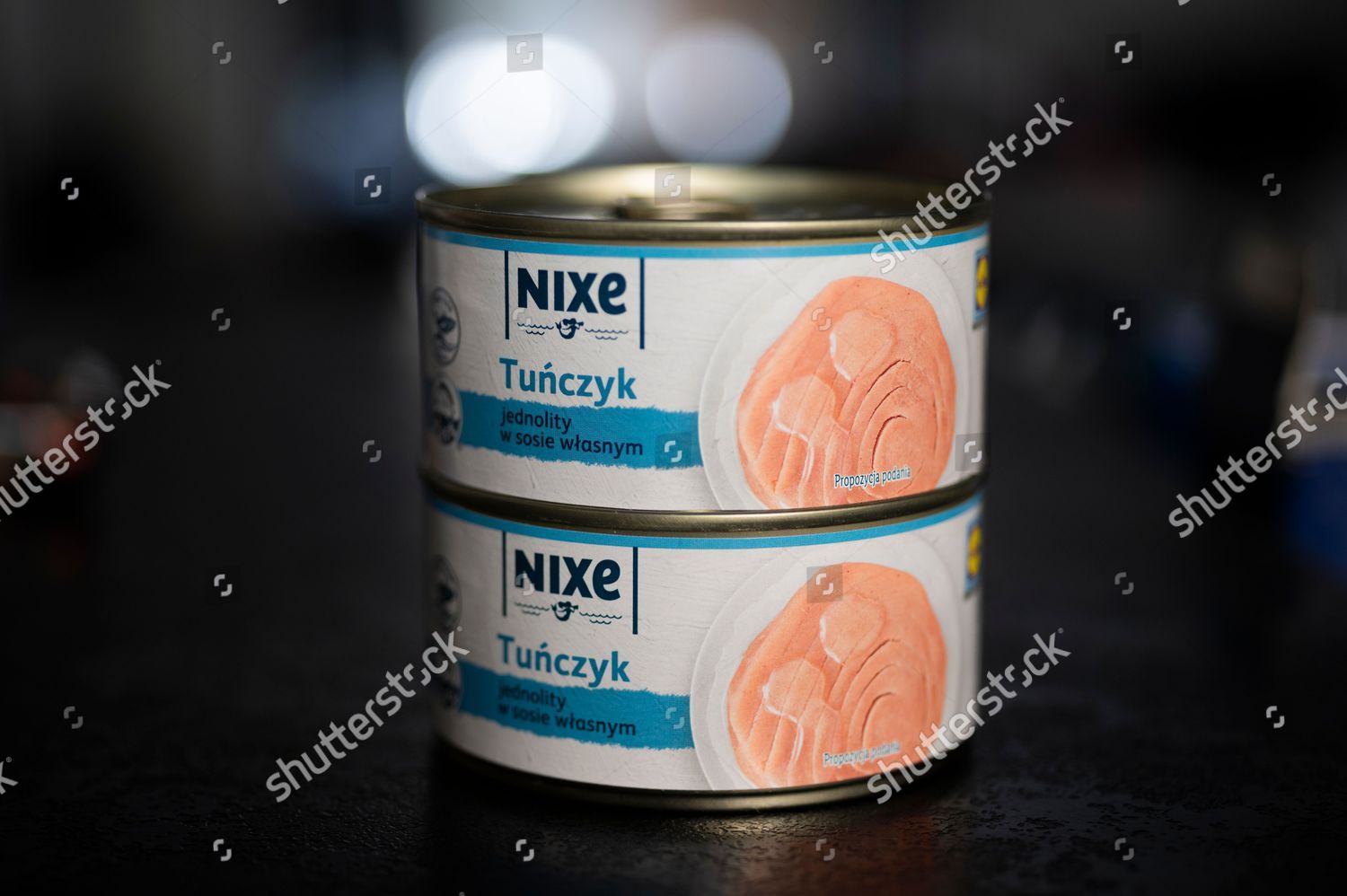 Lidl Branded Cans Tuna Fish Seen Editorial Stock Photo - Stock Image ...