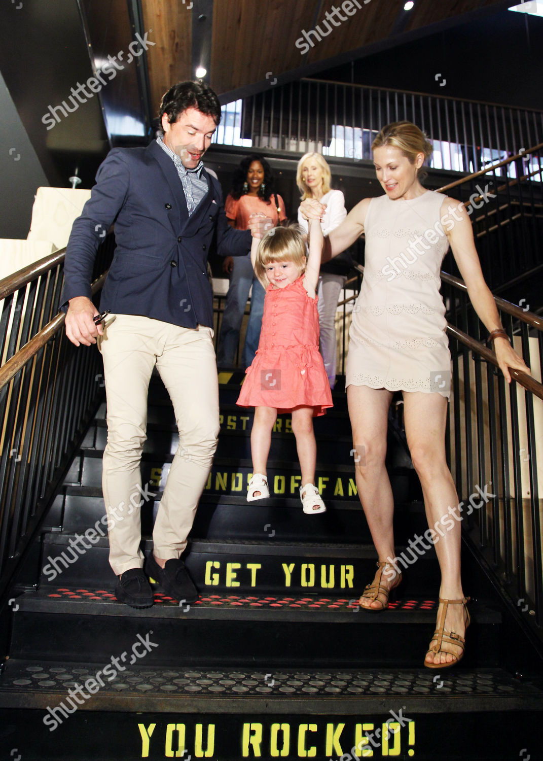 Matthew Settle Aven Settle Kelly Rutherford Editorial Stock Photo ...
