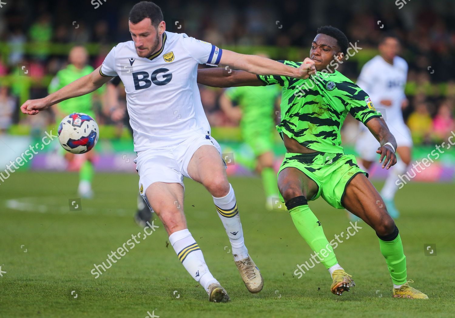 Elliott Moore Oxford United Tyrese Omotoye Editorial Stock Photo ...