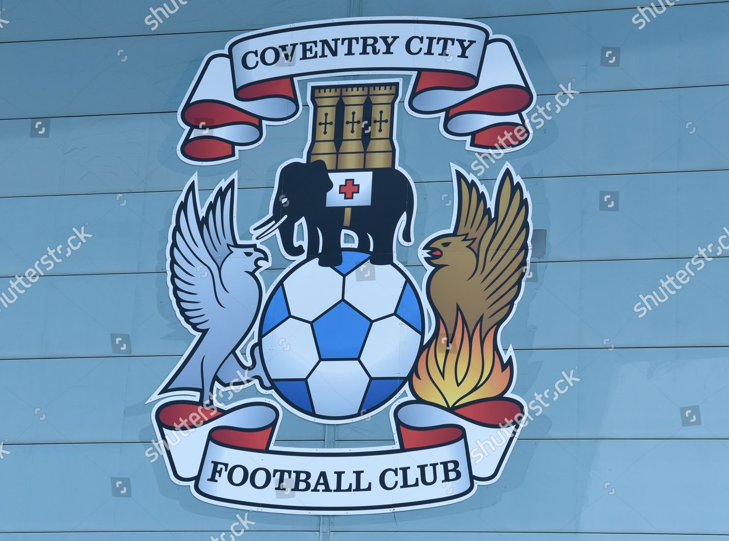 Coventry City Logo On Side Stadium Editorial Stock Photo - Stock Image ...