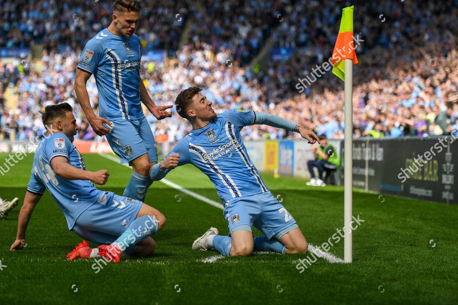 Goal Coventry City Midfielder Josh Eccles Editorial Stock Photo - Stock ...