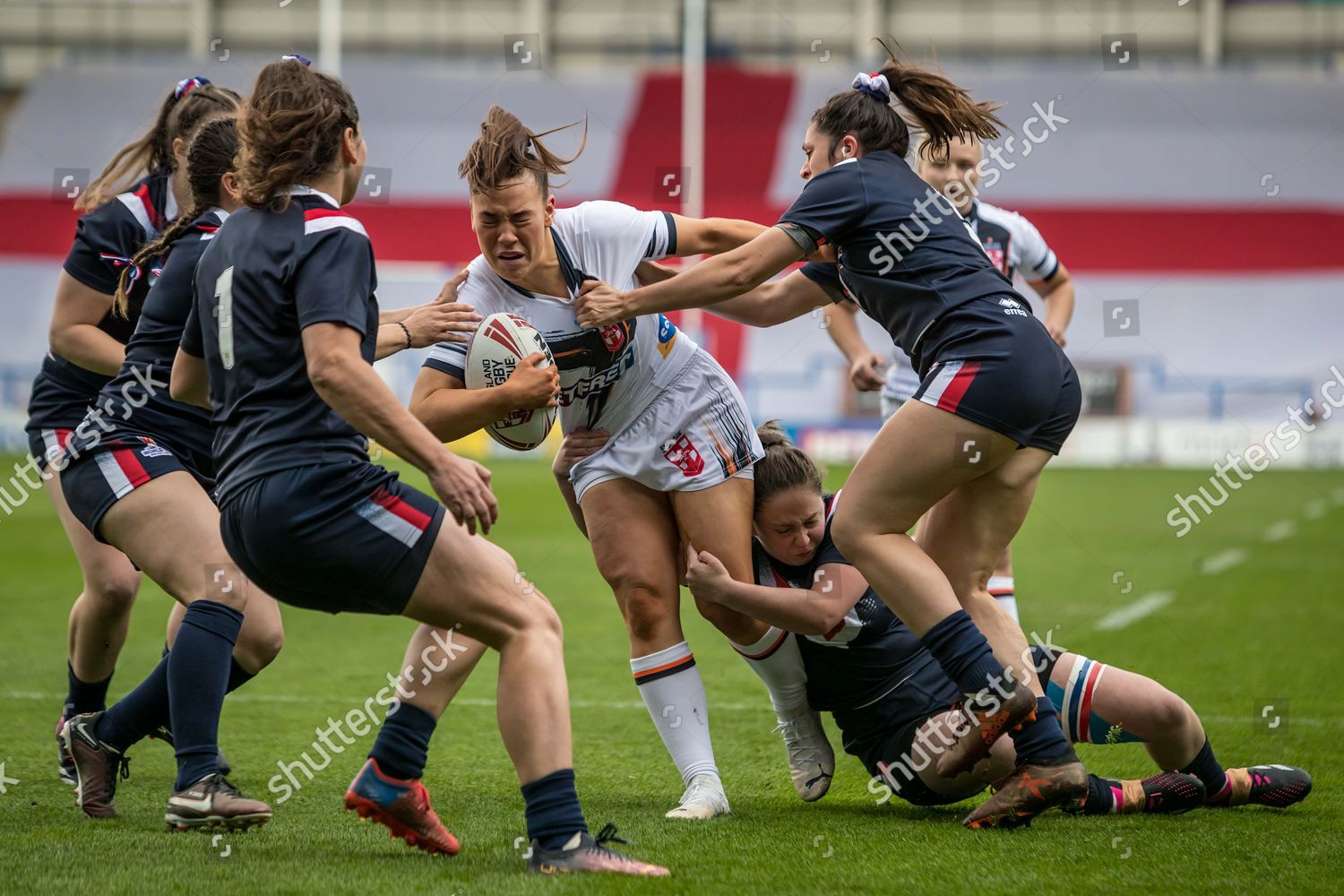 Hollie Dodd England During Rugby League Editorial Stock Photo - Stock ...