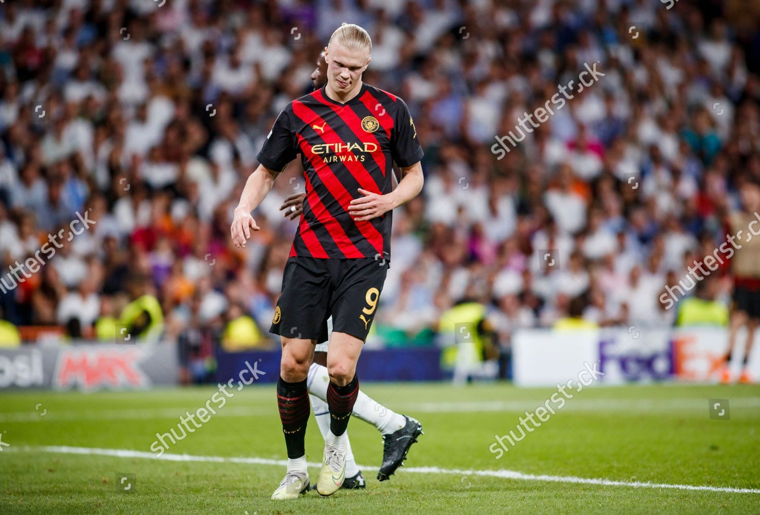 Erling Haaland Manchester City During Uefa Editorial Stock Photo ...