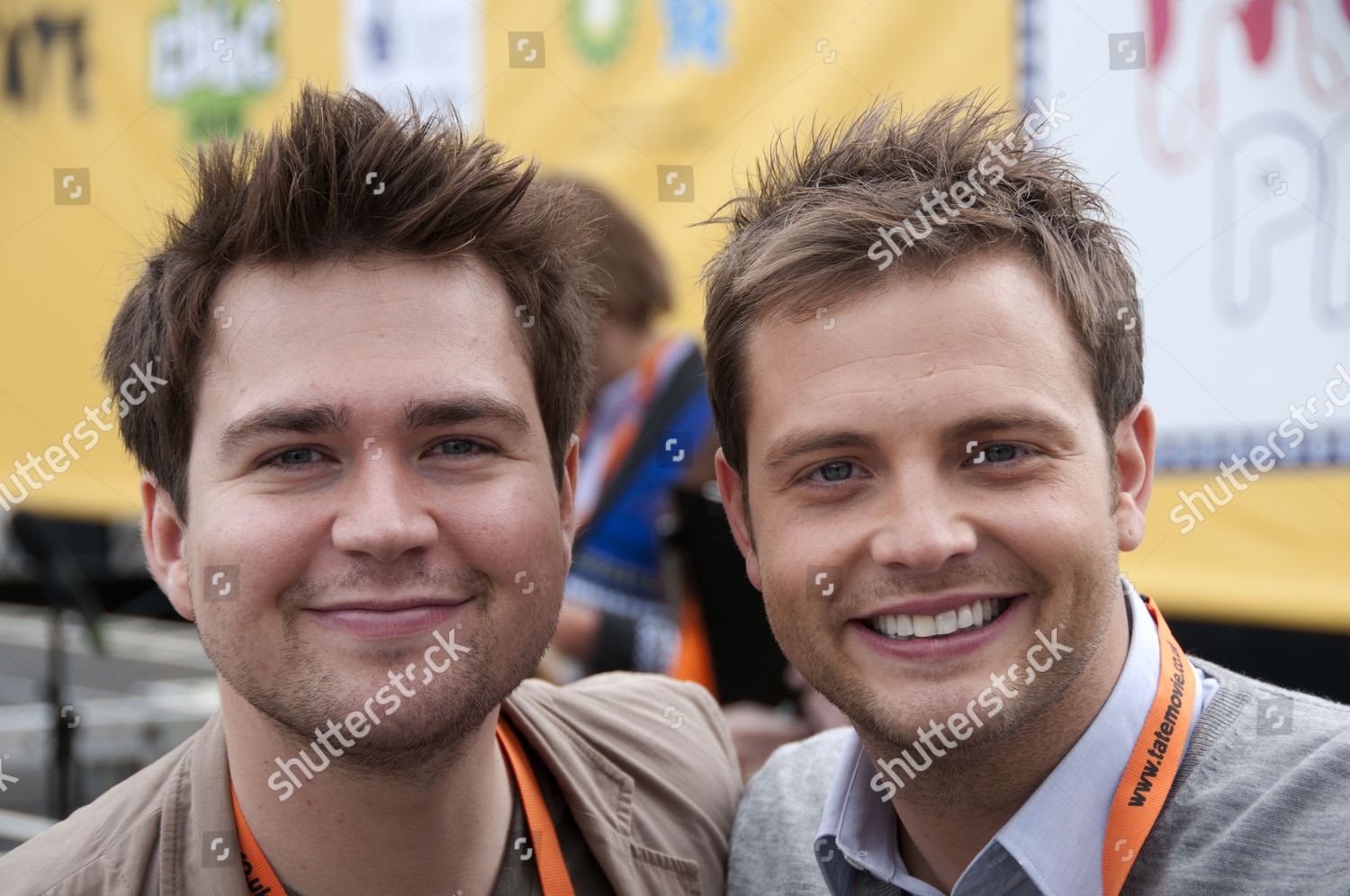 Sam Nixon Mark Rhodes Cbbc Presnters Editorial Stock Photo - Stock ...