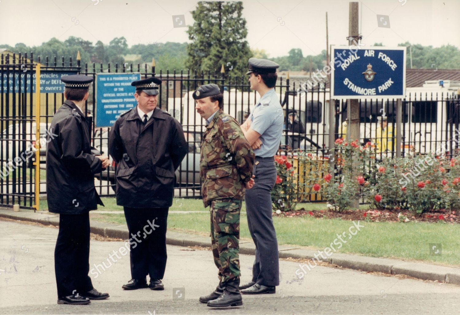 Entrance Raf Stanmore Park London Editorial Stock Photo - Stock Image ...